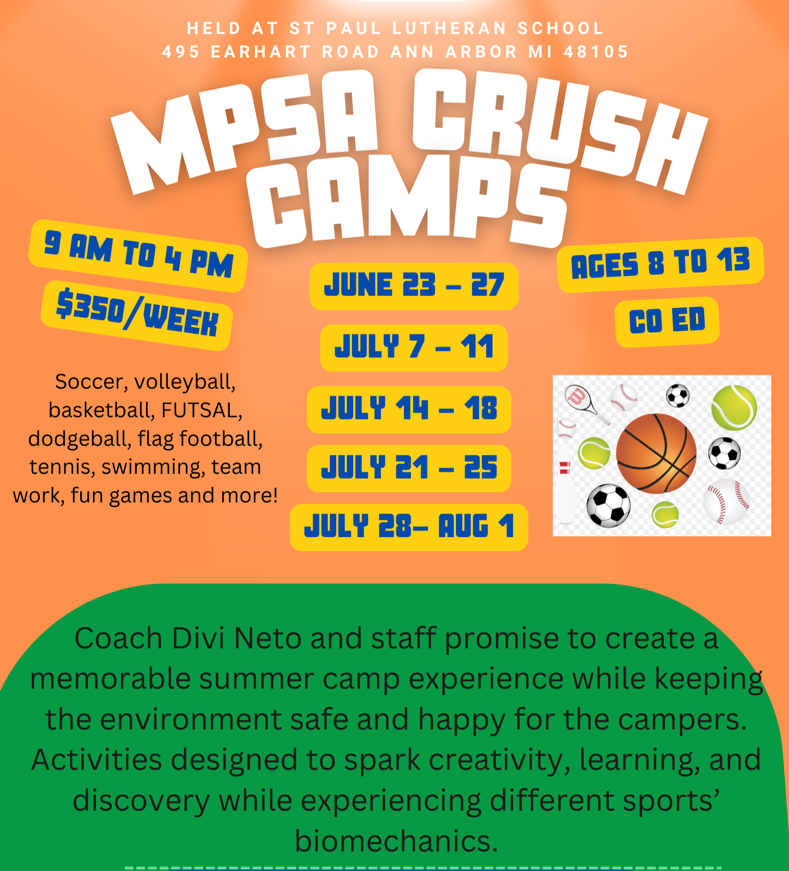 St. Paul Lutheran Church of Ann Arbor - MPSA CAMPS